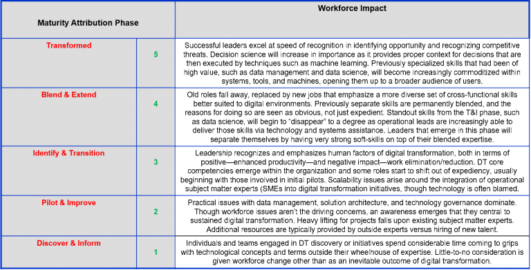 Digital Transformation Workforce Evolution